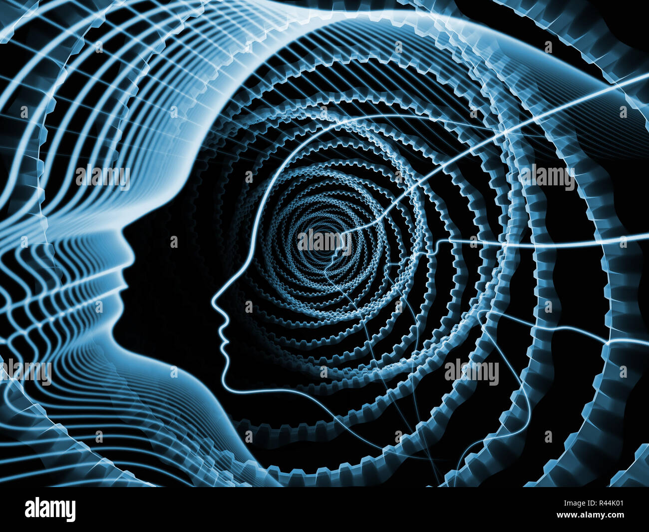 Visualization of Soul and Mind Stock Photo - Alamy