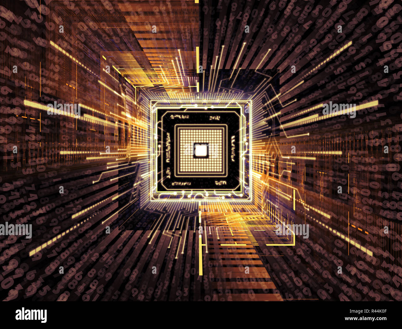 Virtualization of CPU Stock Photo - Alamy