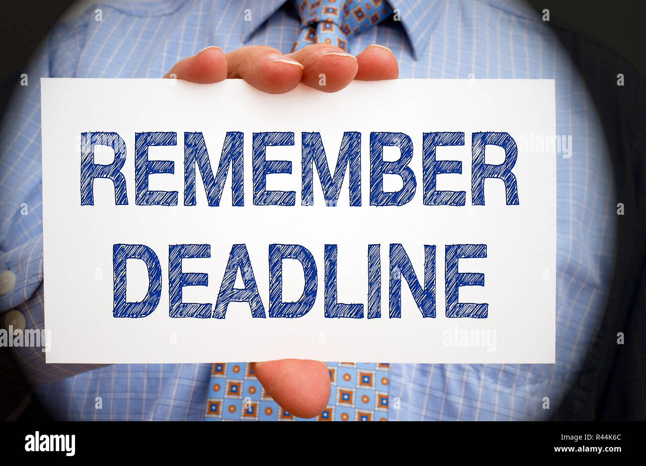 Dont miss the deadline hi-res stock photography and images - Alamy