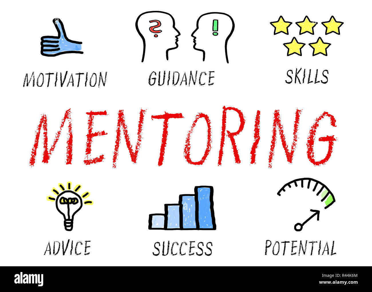 Business mentor manager icon Cut Out Stock Images & Pictures - Alamy