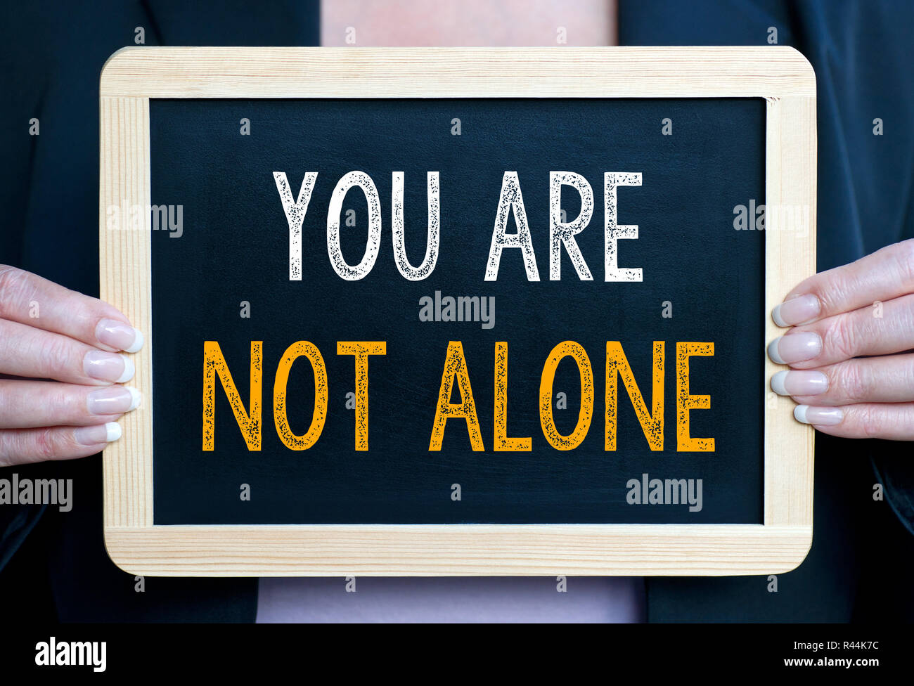 You are not alone Stock Photo - Alamy