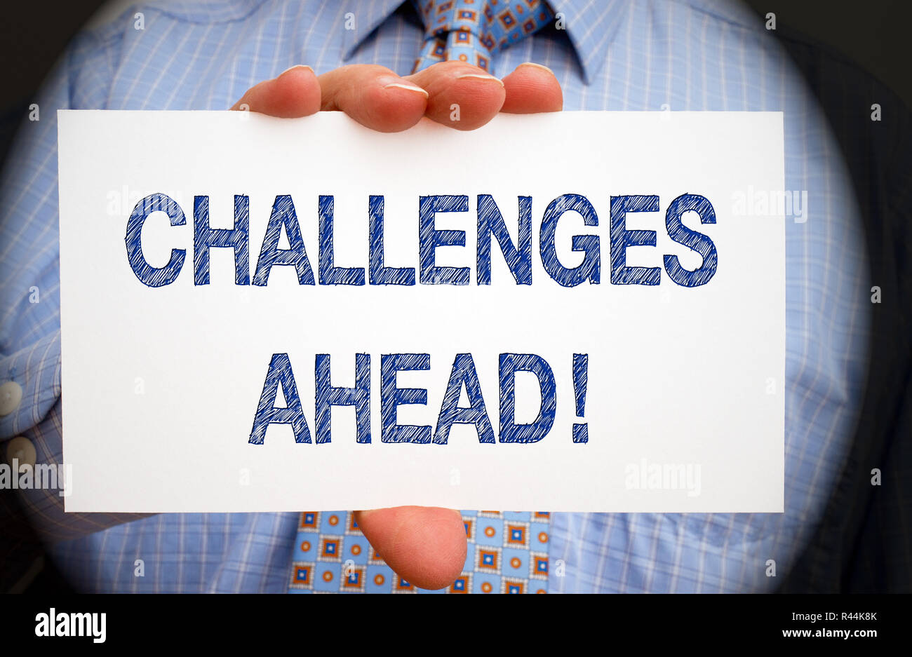 Challenges ahead ! Stock Photo - Alamy