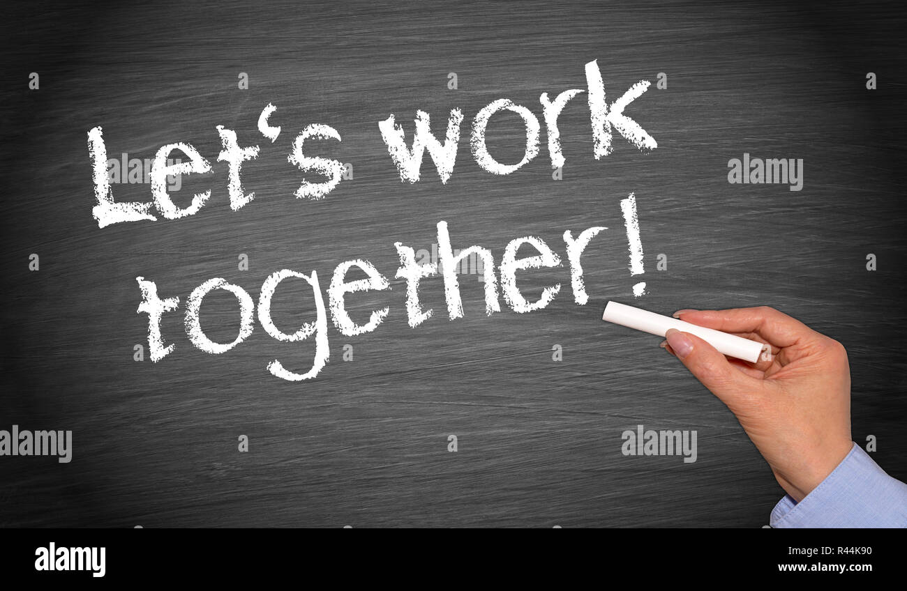 Lets Work Together High Resolution Stock Photography and Images - Alamy