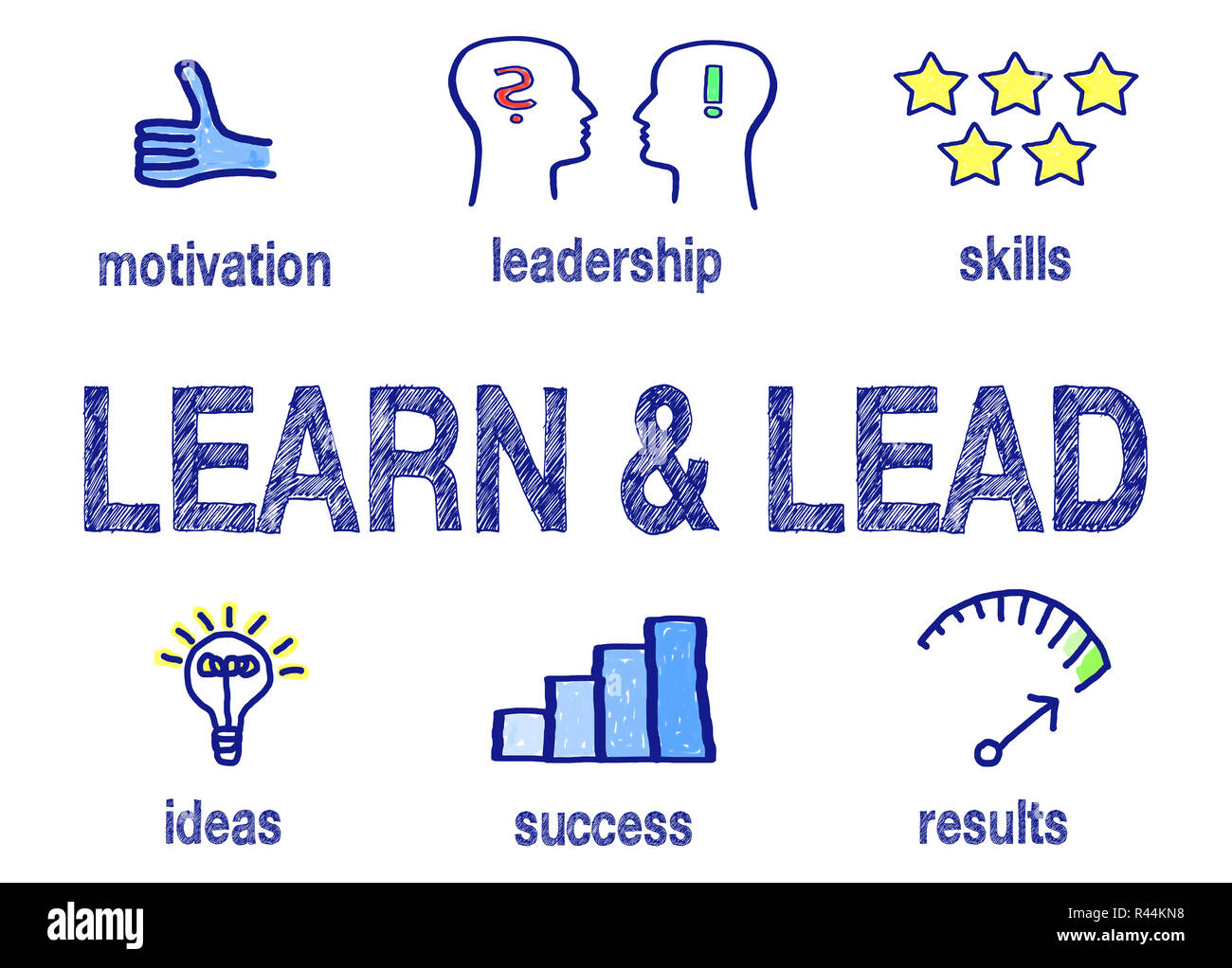 Learn and Lead Stock Photo - Alamy