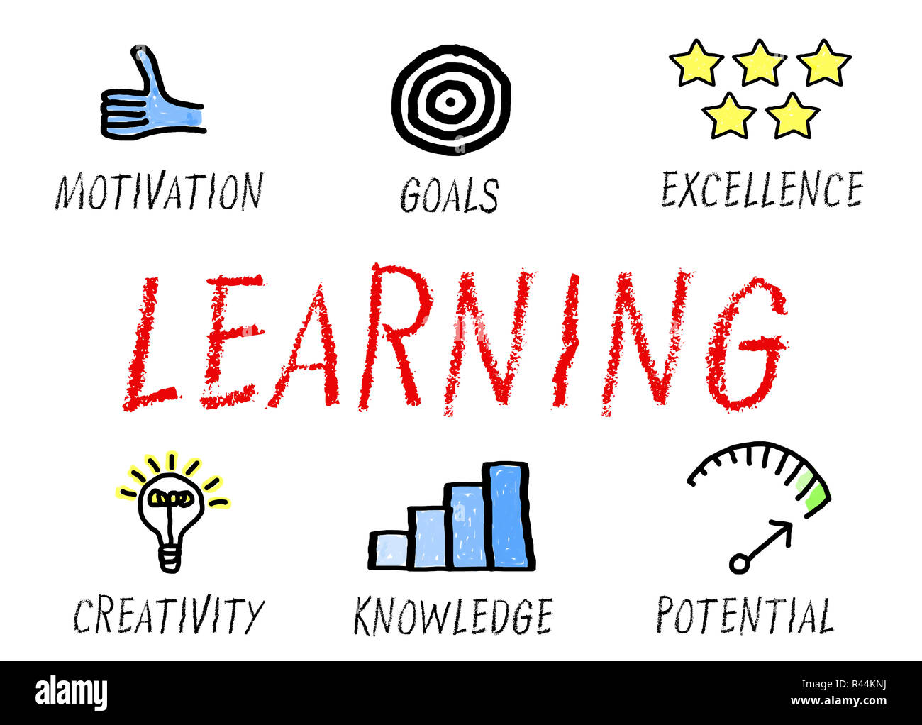 Education learning teaching facts information Cut Out Stock Images ...