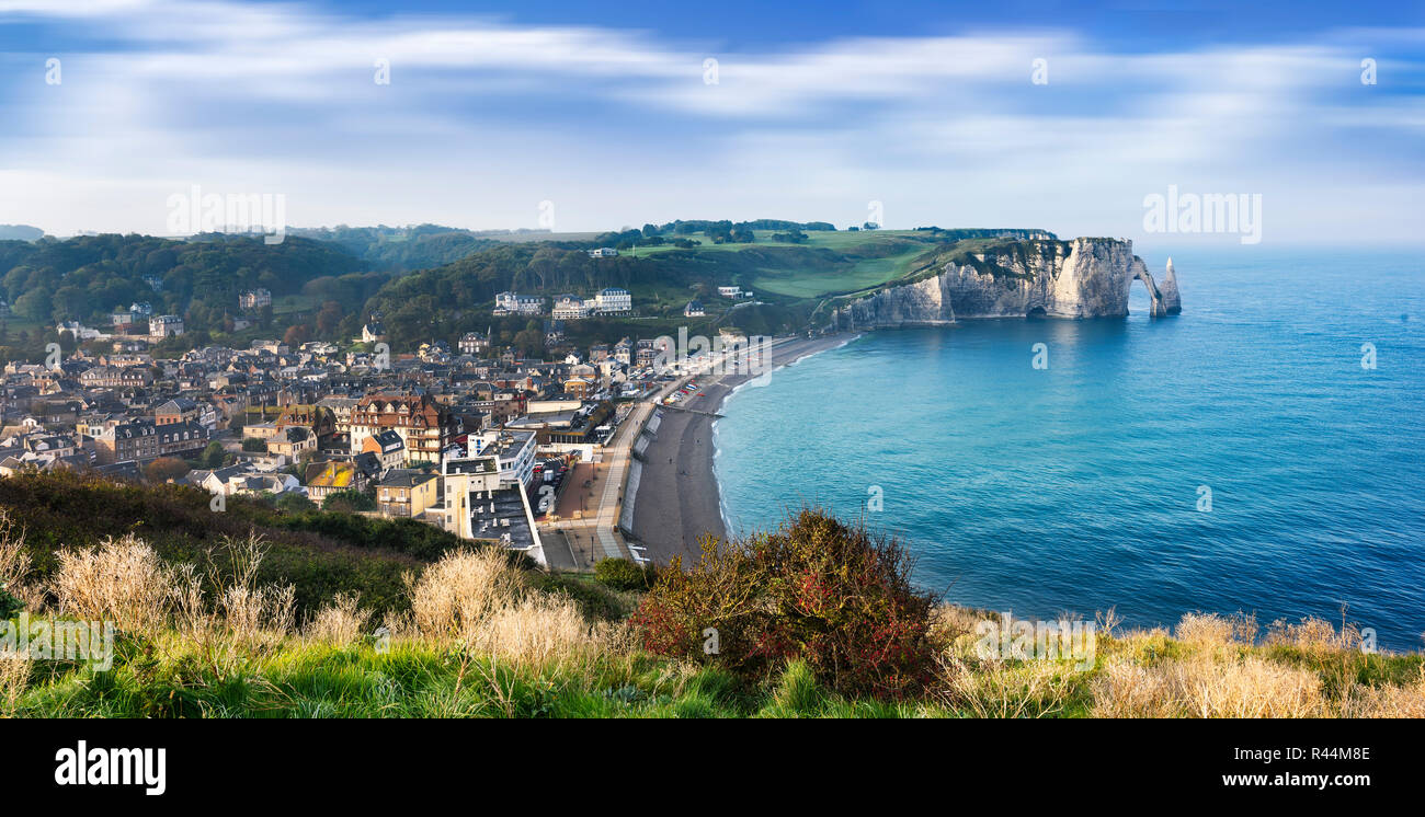 Etretat cliff France Stock Photo - Alamy