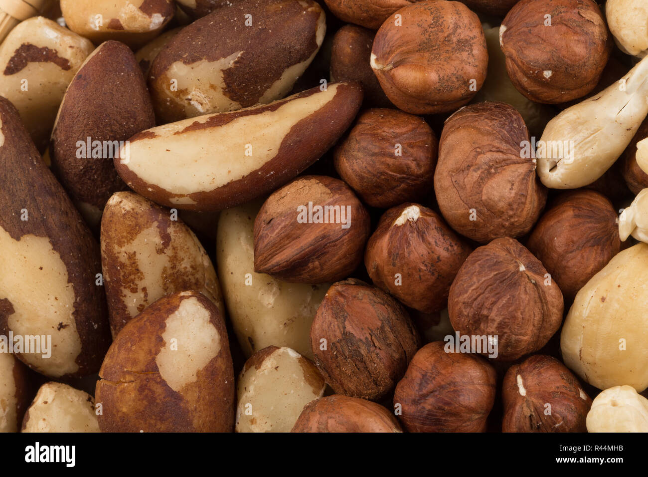 mixed nuts background above closeup Stock Photo - Alamy
