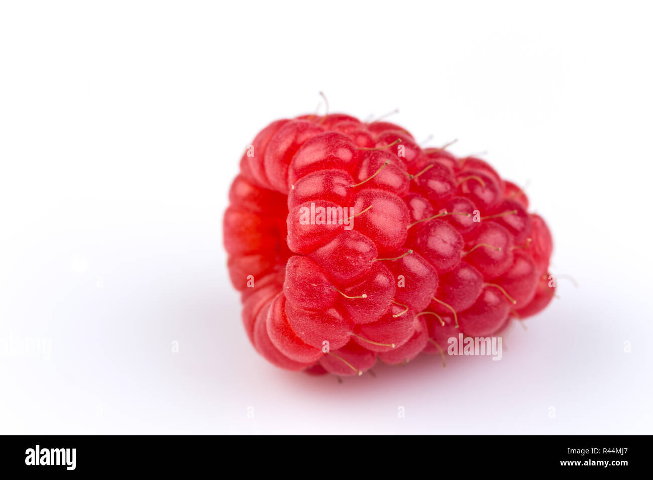 raspberry isolated on white background Stock Photo - Alamy