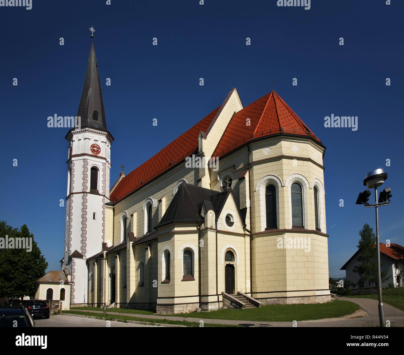 Church of St. Virgin Mary in Dobova. Slovenia Stock Photo - Alamy