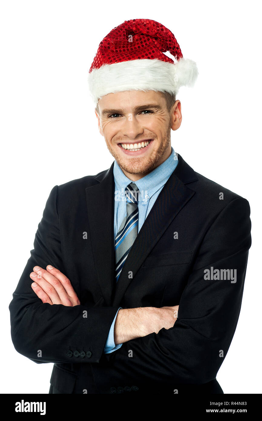 Handsome man dressed santa claus hi-res stock photography and images ...