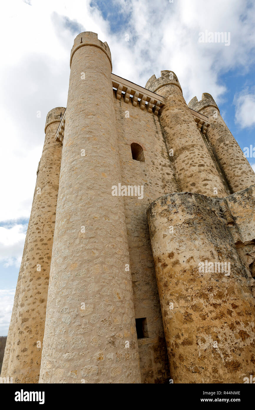 Castle at Valencia de Don Juan, Castilla y Leon Stock Photo - Alamy
