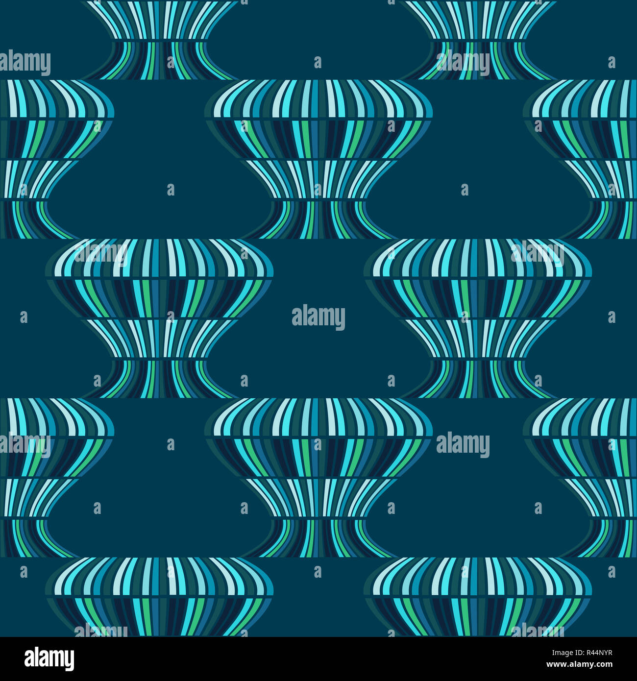 Abstract blue balloons vector seamless pattern Stock Photo - Alamy