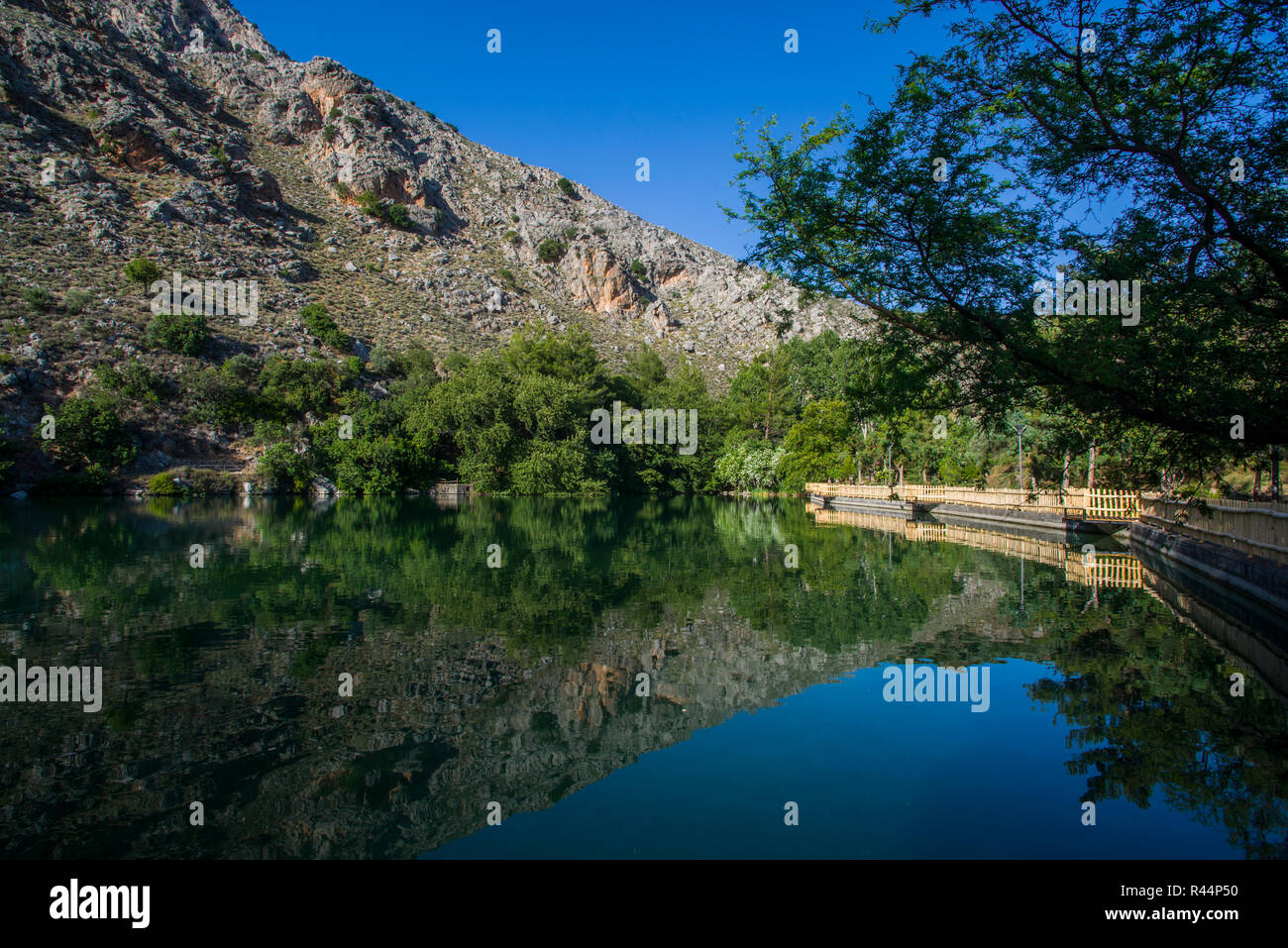 europe, greece, creta, heraklion, region, village, zaros, lake, votomou ...