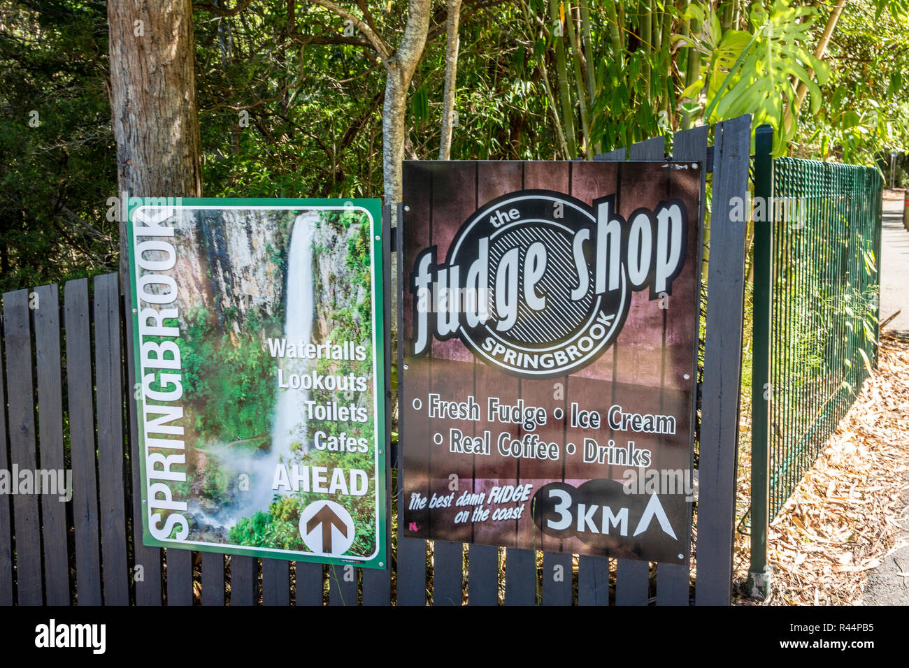 Fudge shop in Springbrook national park,Gold Coast hinterland,Australia ...