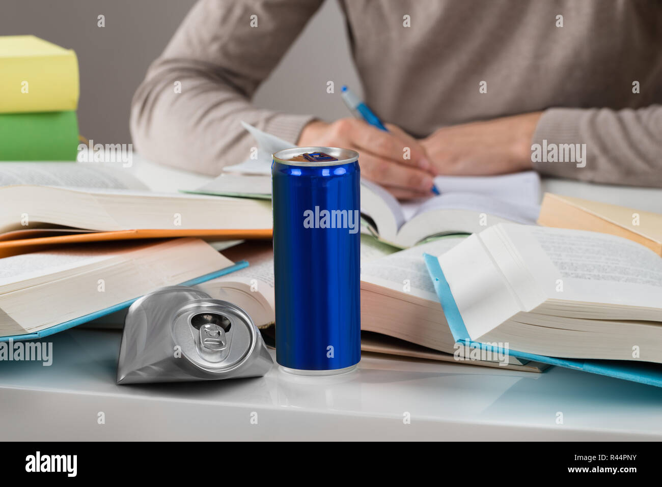 College student drinking energy drink hi-res stock photography and ...
