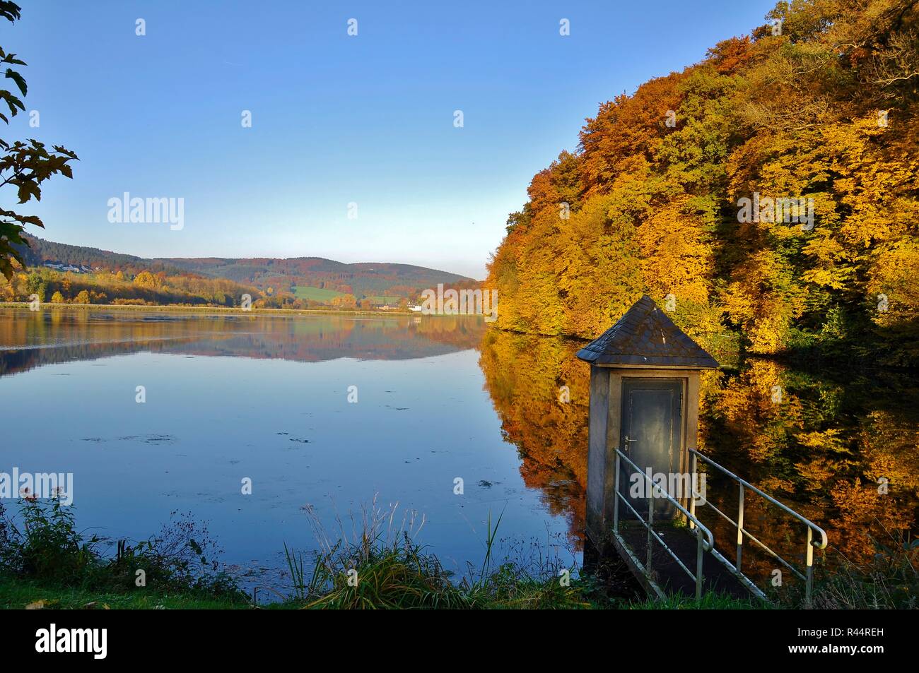 autumn on the water Stock Photo - Alamy