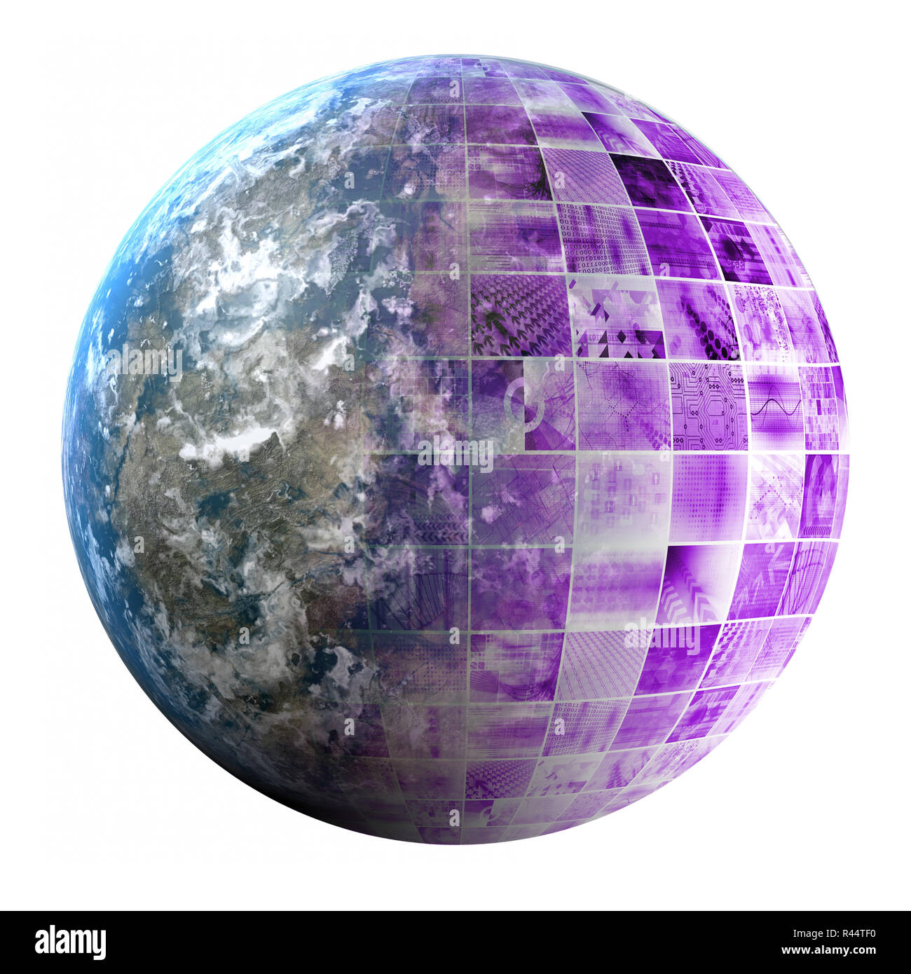 Futuristic technology science pattern Cut Out Stock Images & Pictures ...