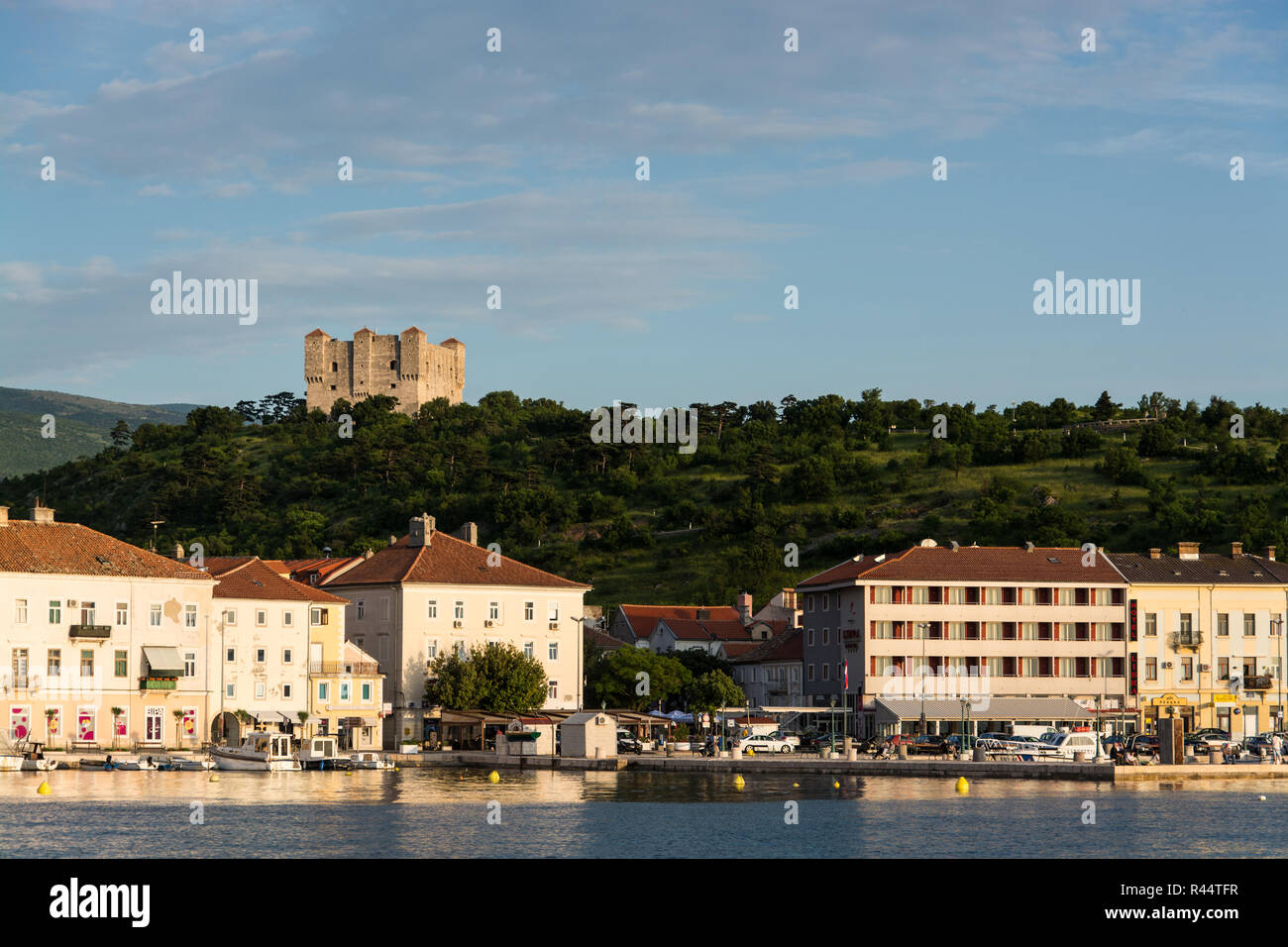 Senj is an old town on the upper Adriatic coast in Croatia. The symbol ...