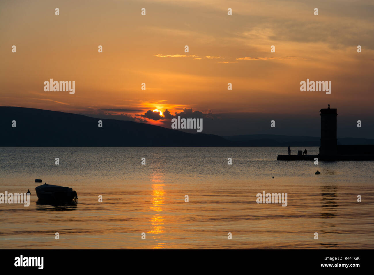 Senj is an old town on the upper Adriatic coast in Croatia. The symbol ...