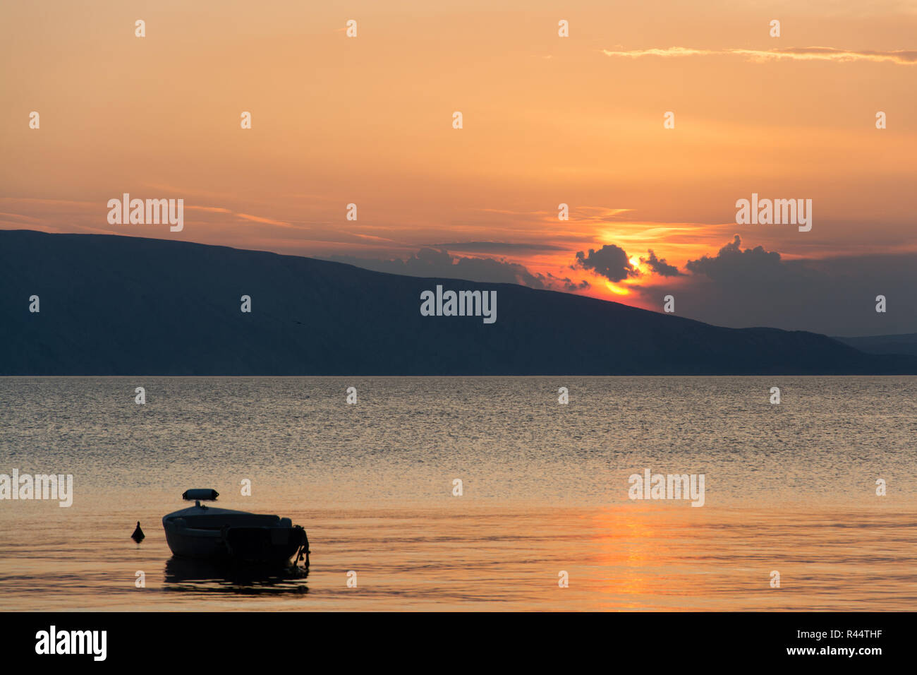 Senj is an old town on the upper Adriatic coast in Croatia. The symbol ...