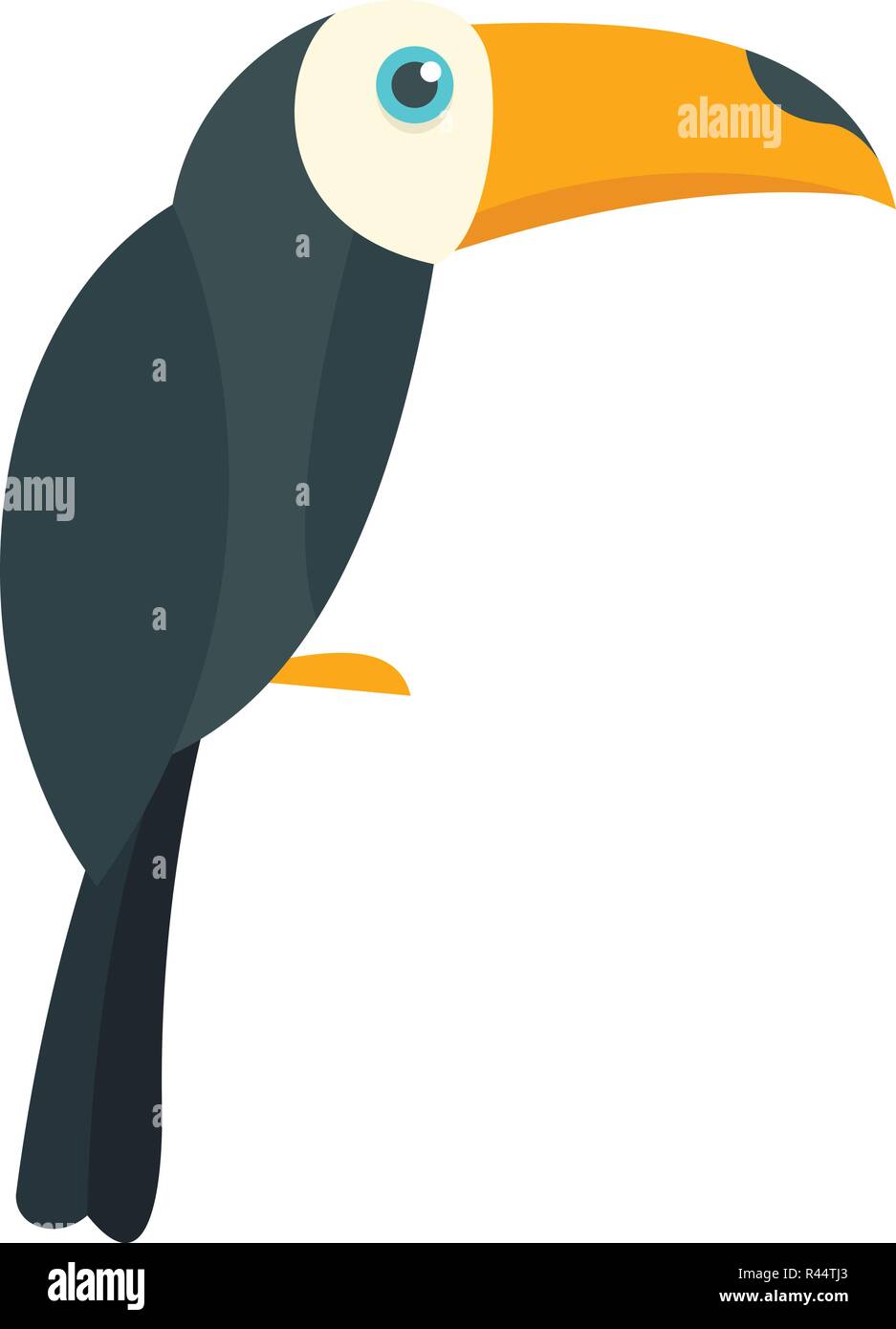 Brazilian toucan icon. Flat illustration of brazilian toucan vector ...