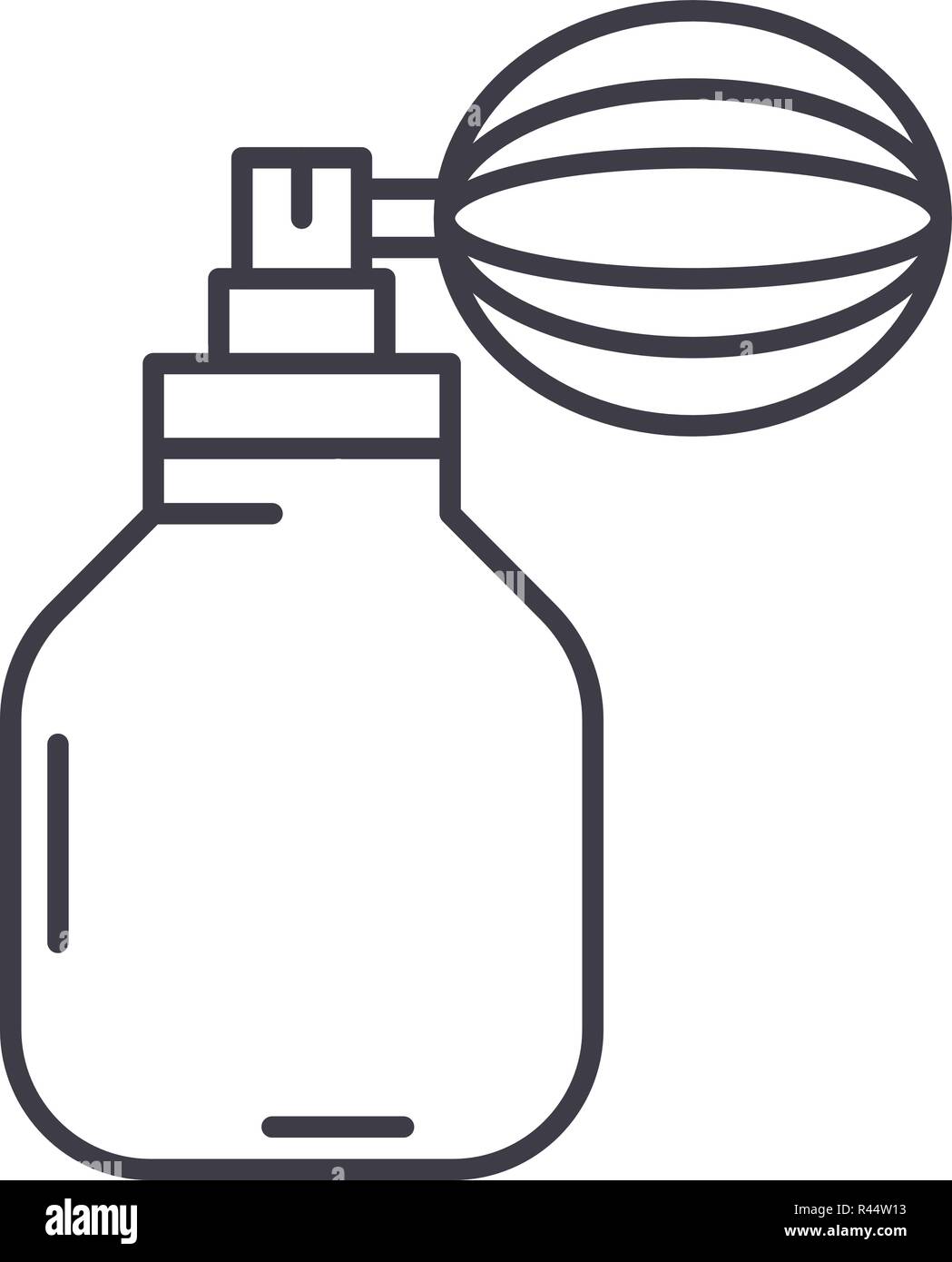 Perfume line icon concept. Perfume vector linear illustration, symbol ...