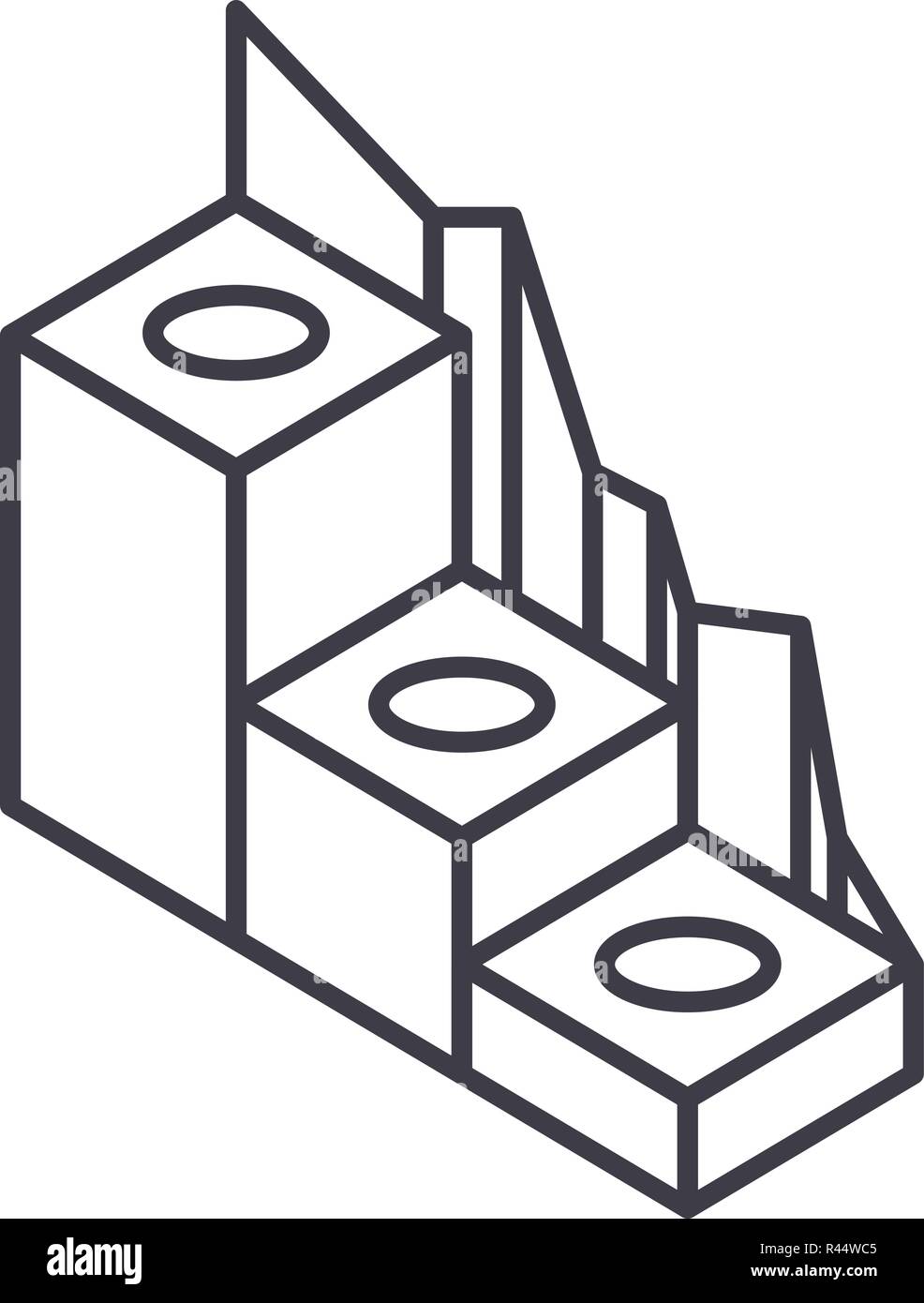 Production development line icon concept. Production development vector ...