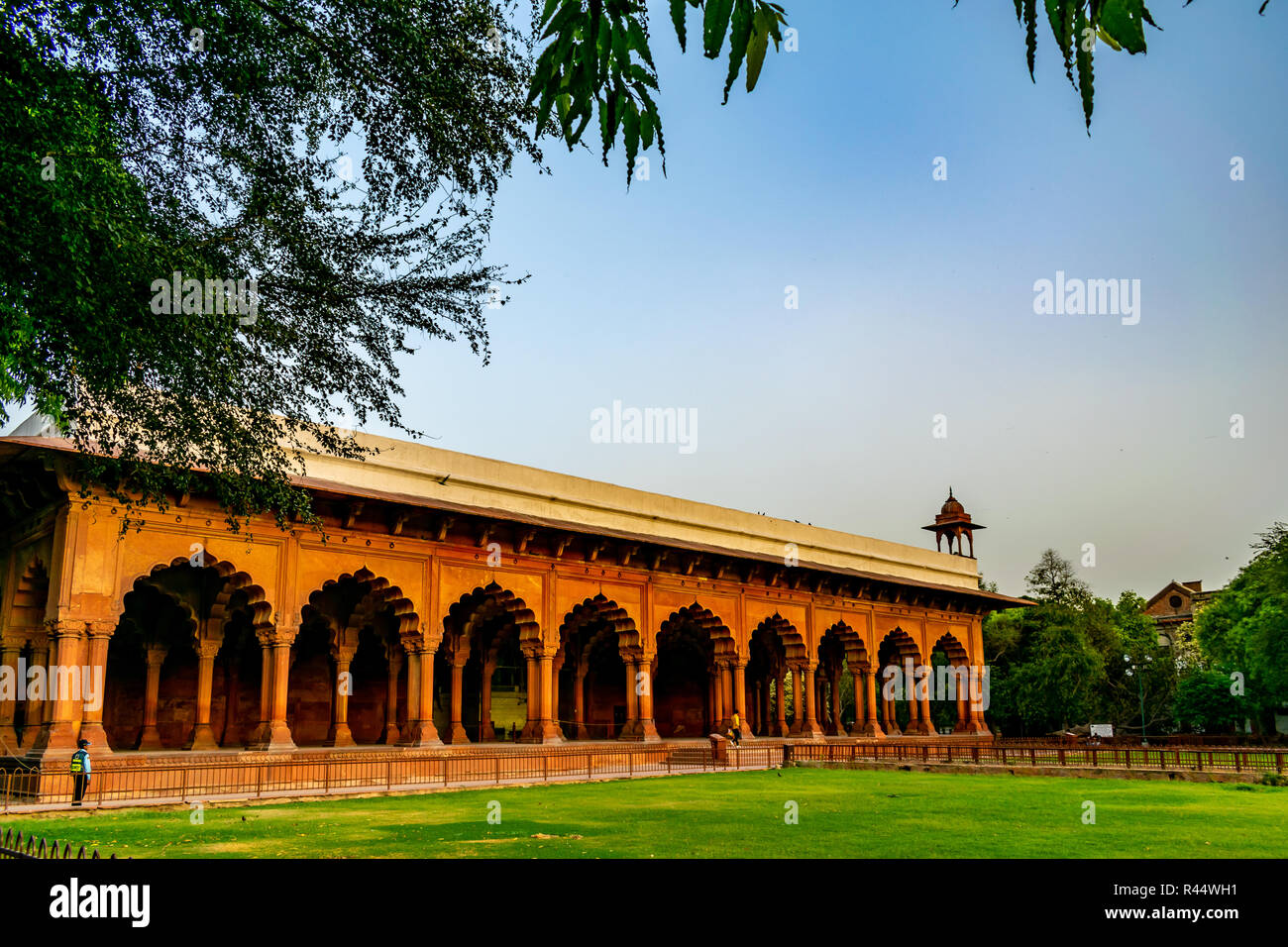 Diwan-i-Aam, Red Fort- a sunset view Stock Photo - Alamy