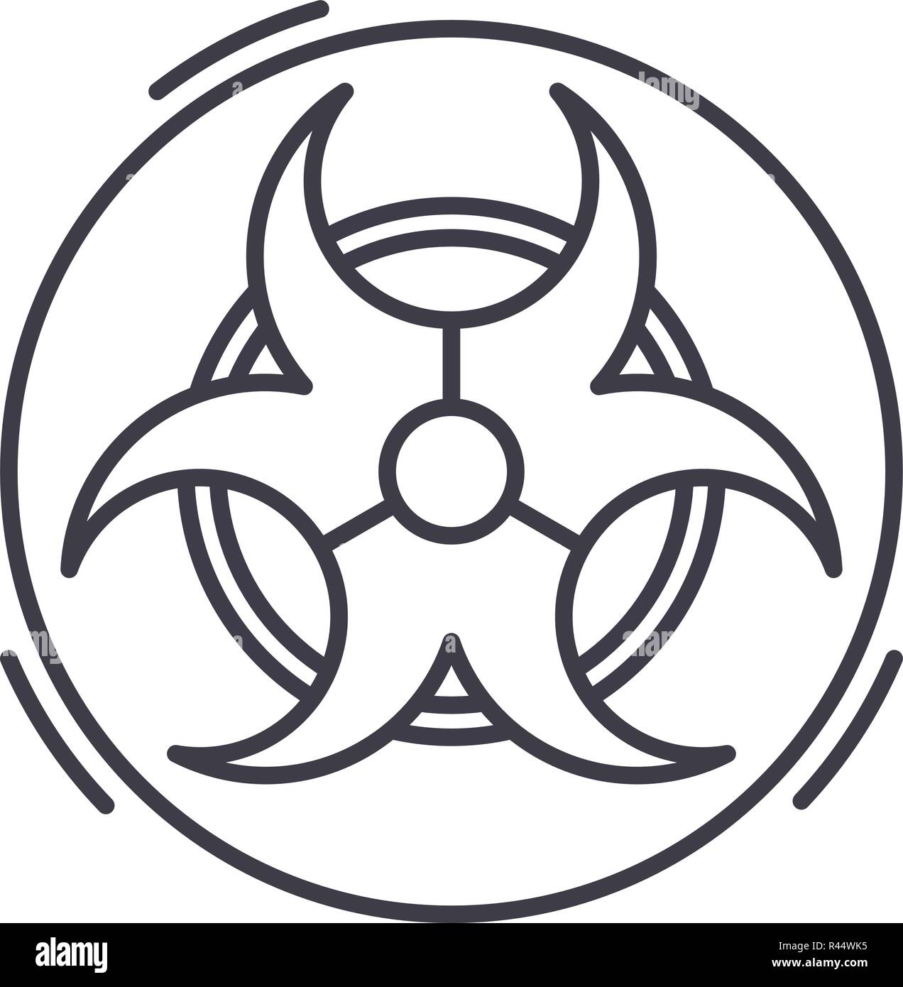 Rechargeable battery line icon concept. Rechargeable battery vector ...