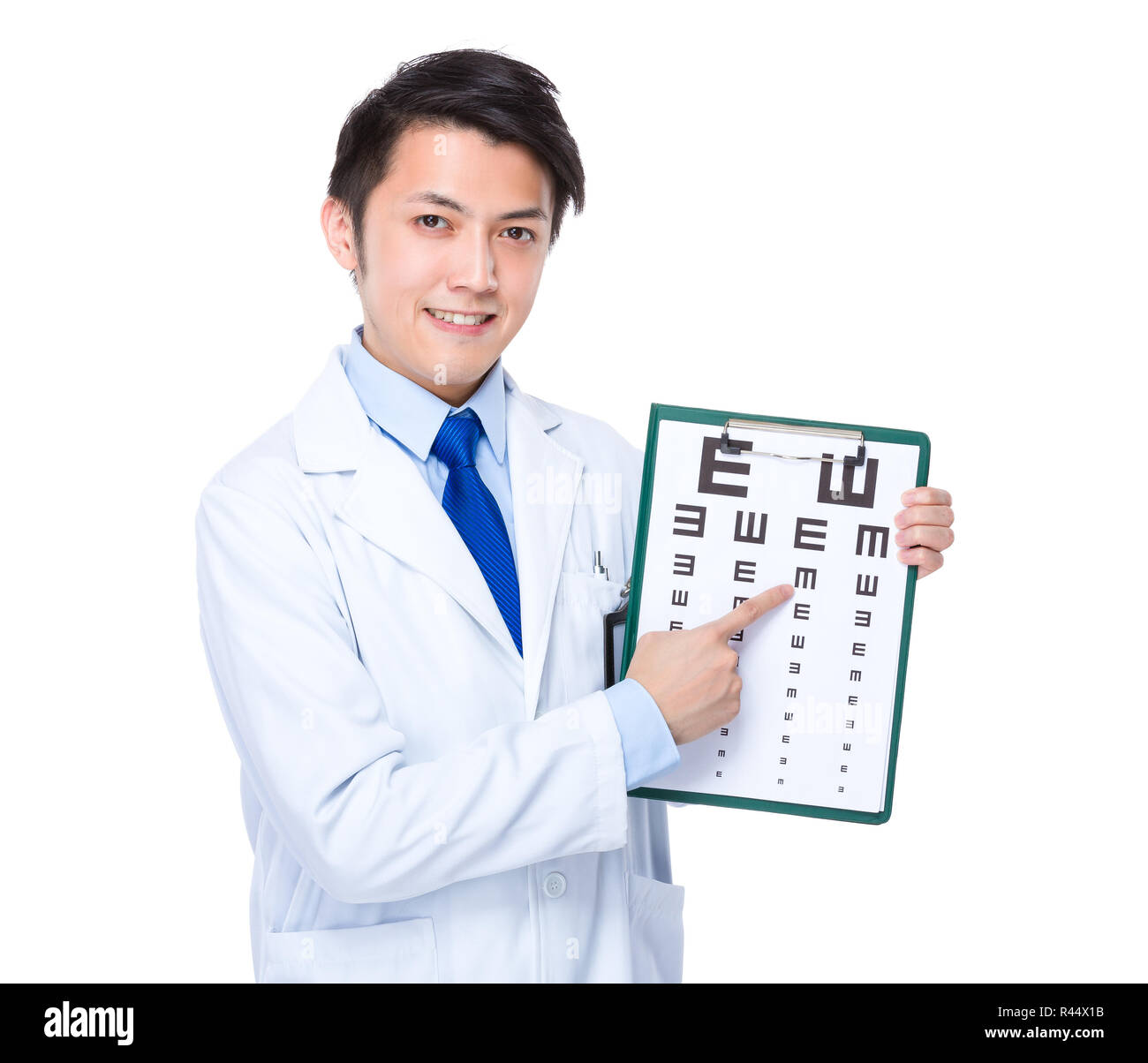 Asian doctor eye test chart hi-res stock photography and images - Alamy