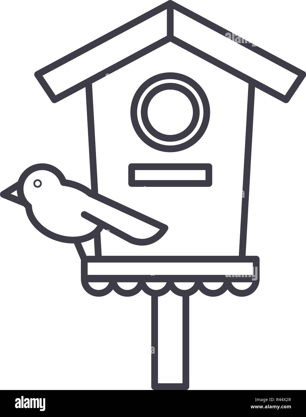 Screamer line icon concept. Screamer vector linear illustration, symbol ...