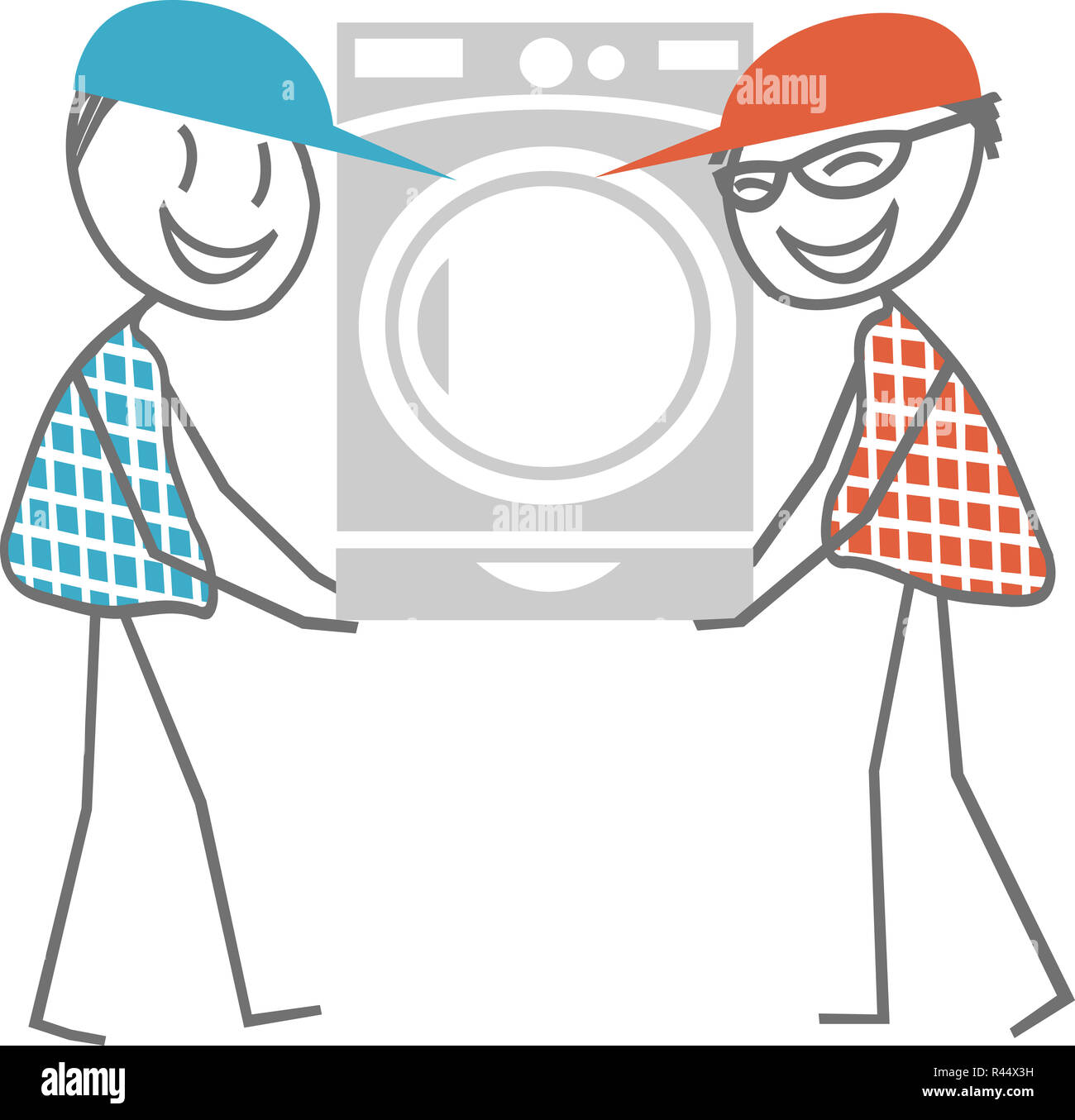 Moving a washing machine hi-res stock photography and images - Alamy