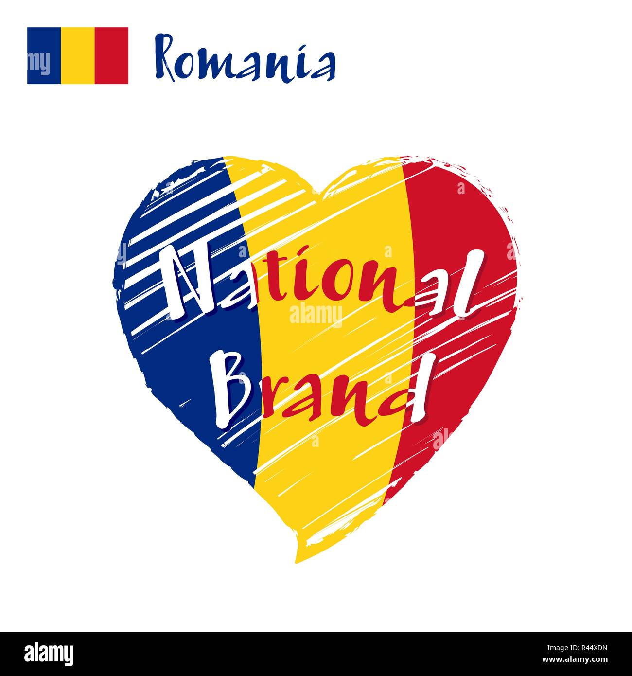 Romania flag button icon hi-res stock photography and images - Alamy
