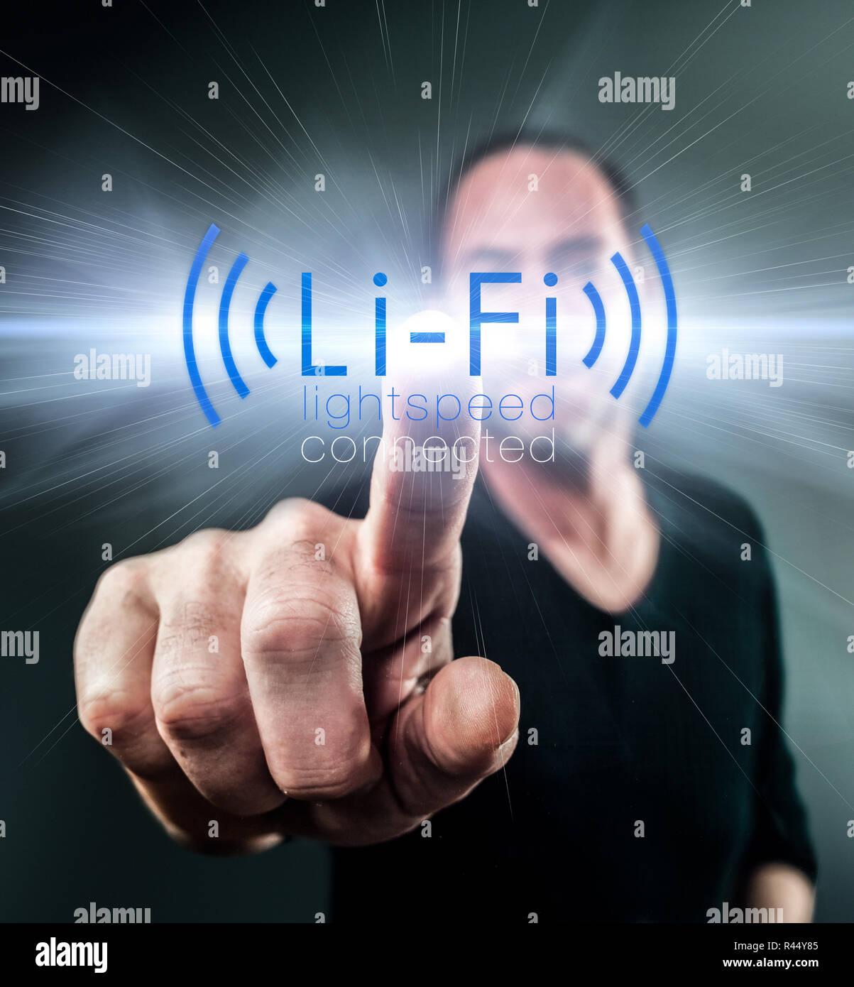 Li fi background hi-res stock photography and images - Alamy