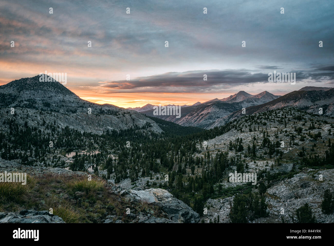 Landscape in the Sierra Nevada Mountains Stock Photo - Alamy