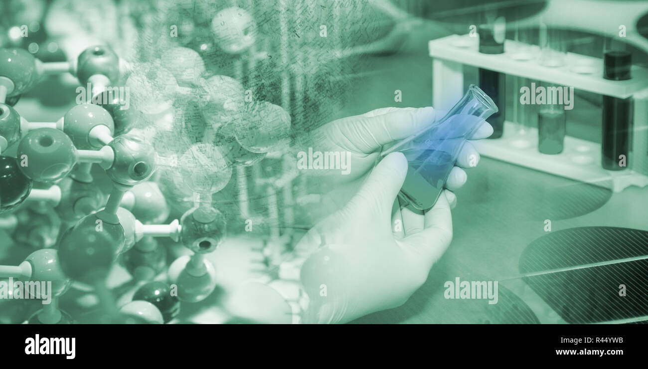 Science background design with object science Stock Photo - Alamy