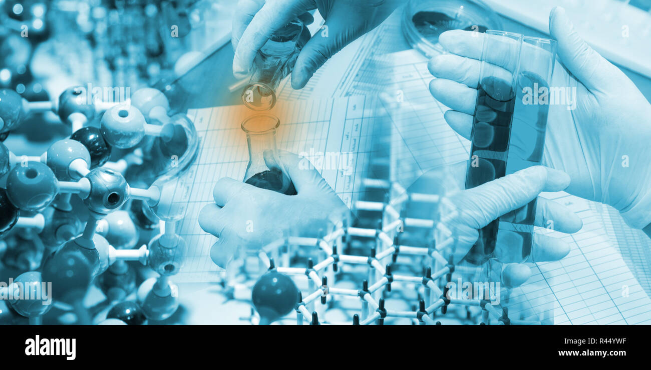 Science background design with object science Stock Photo - Alamy