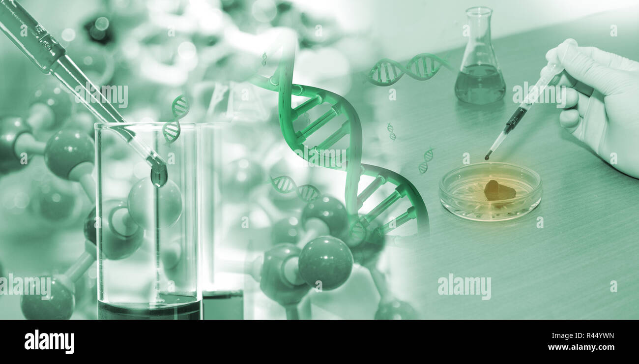 Science background design with object science Stock Photo - Alamy