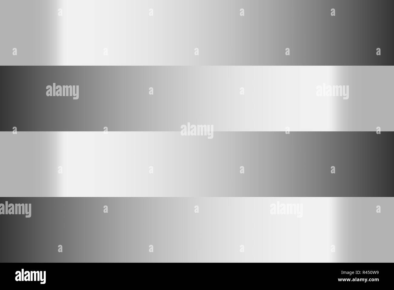 Background of four stainless steel horizontal labels Stock Photo - Alamy