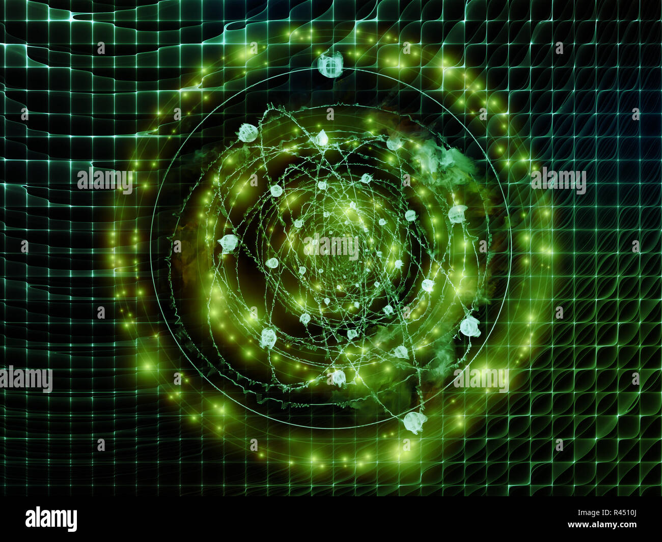 Illusion of Abstract Visualization Stock Photo - Alamy