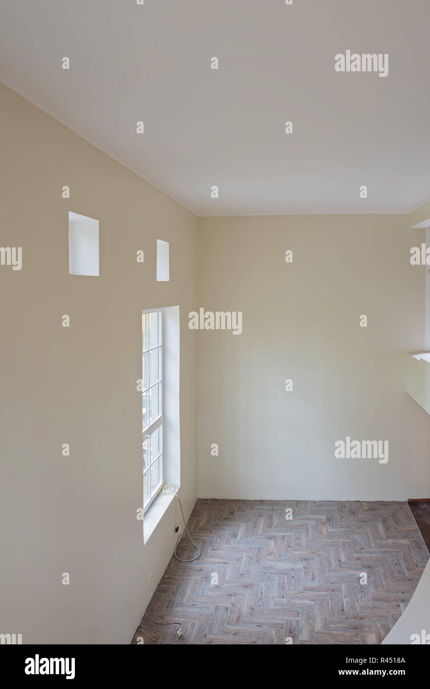 Unfinished construction interior living room hi-res stock photography ...