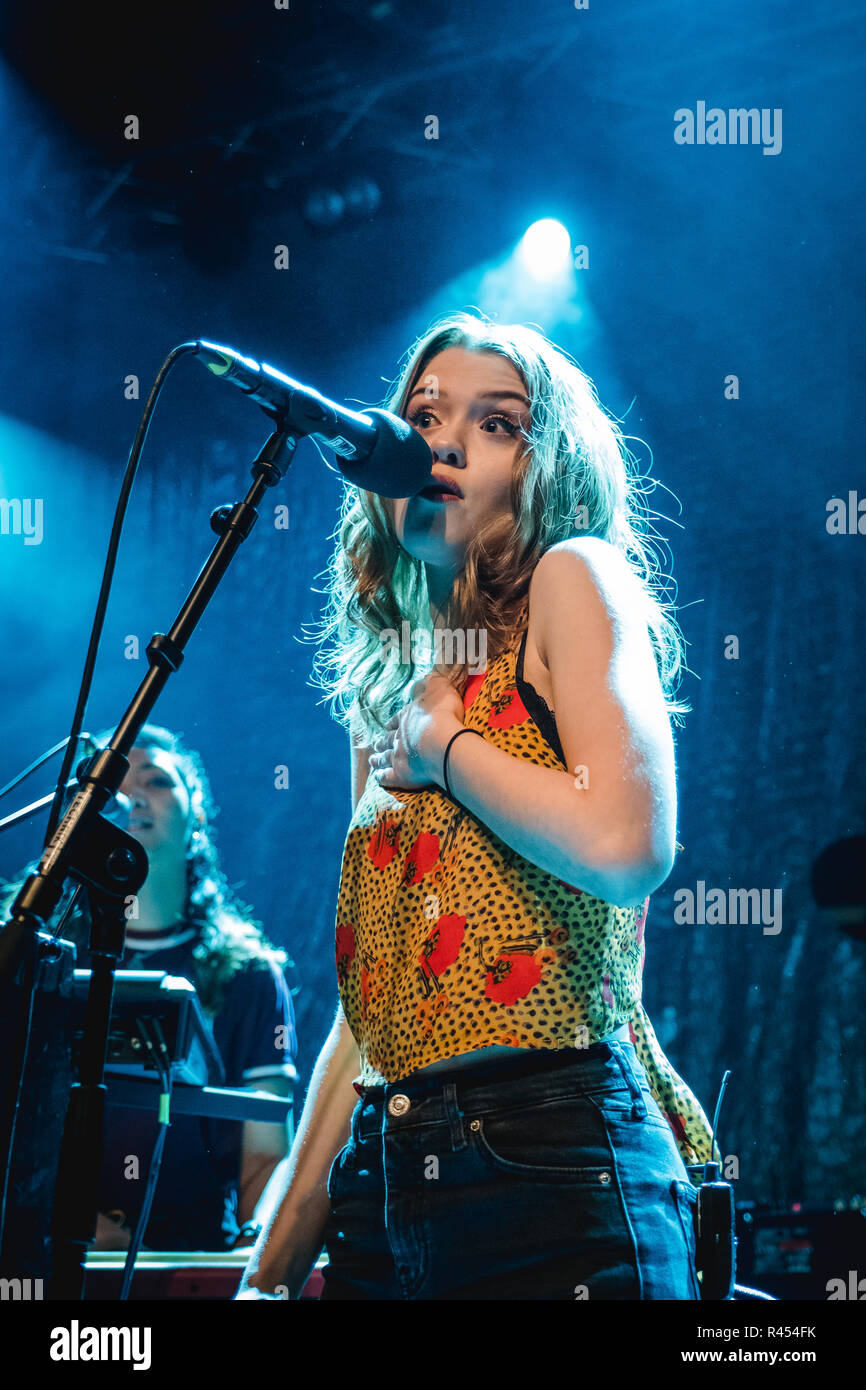 Switzerland, Solothurn - November 24, 2018. The British singer and ...