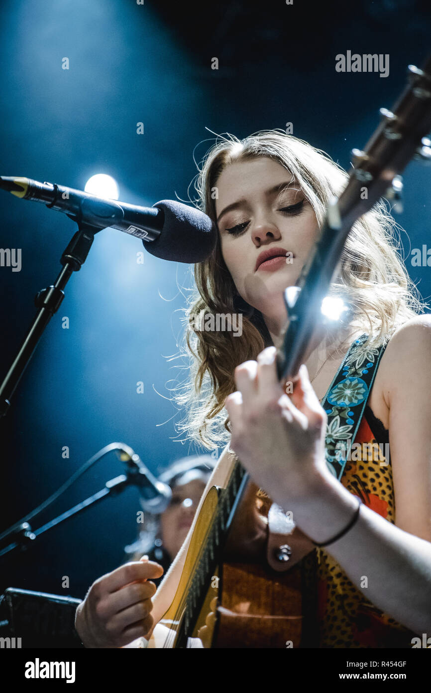Switzerland, Solothurn - November 24, 2018. The British singer and ...
