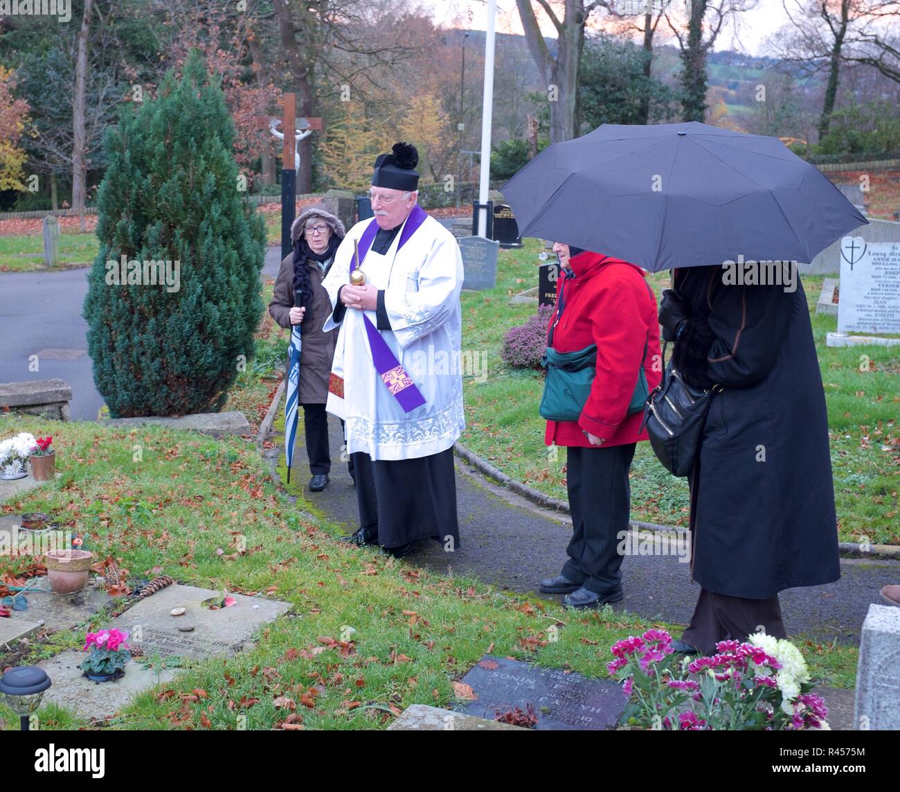 New Mills, Derbyshire, UK. 25th November 2018. Fr Kevin Gradwell says ...