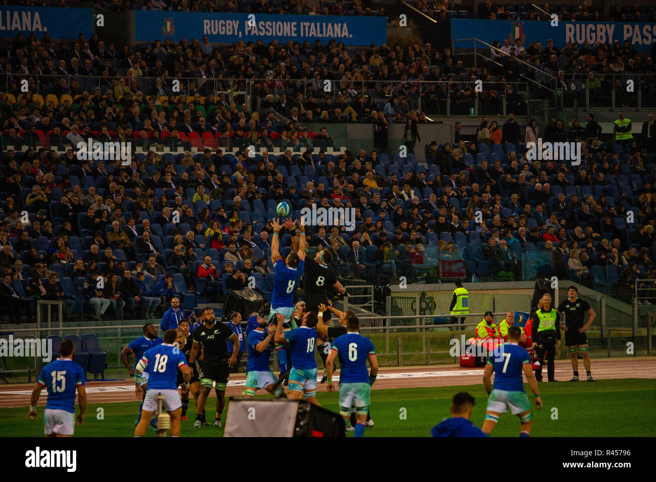 Olympic rugby stadium, rome hi-res stock photography and images - Alamy