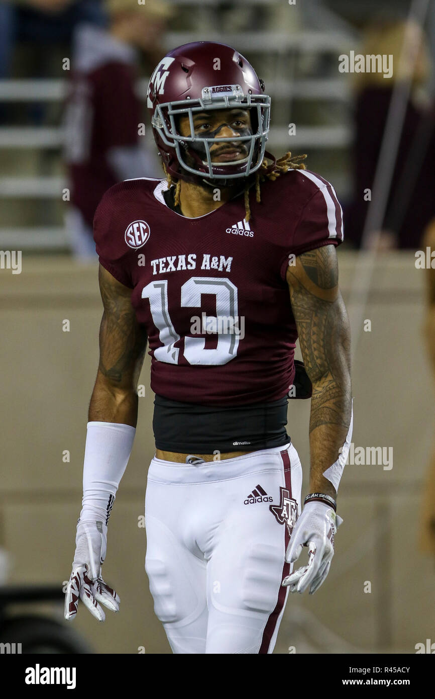 College Station, TX, USA. 24th Nov, 2018. Texas A&M Aggies wide ...