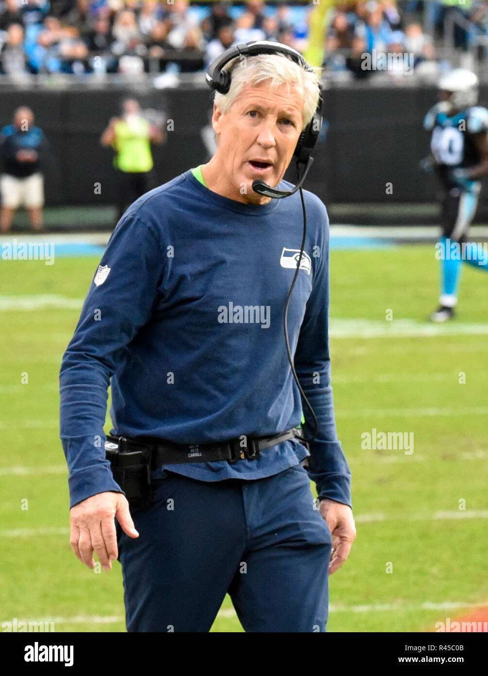 Charlotte, North Carolina, USA. 25th Nov, 2018. Seattle Seahawks Head ...
