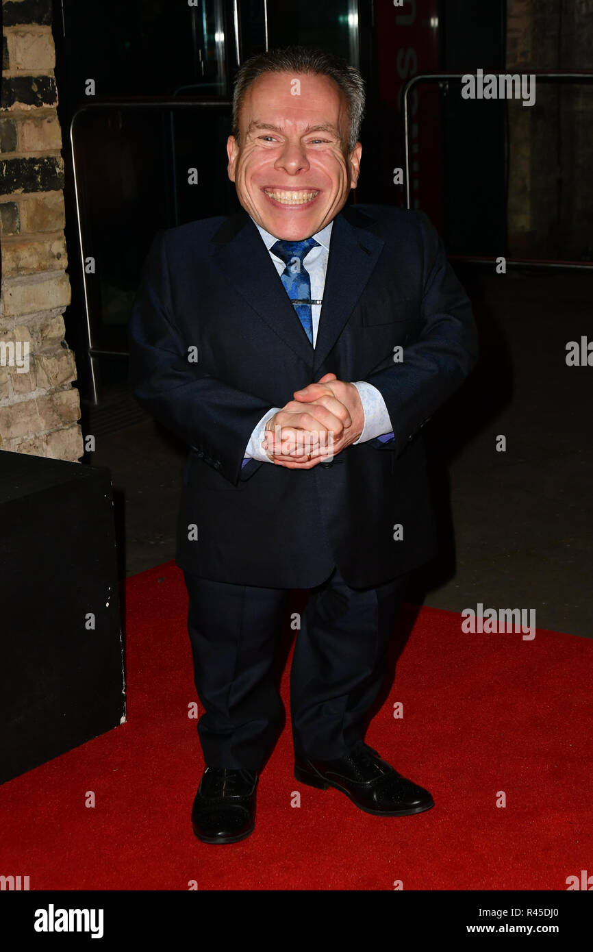 Warwick Davis arrivers at the BAFTA Children's Awards 2018 at ...