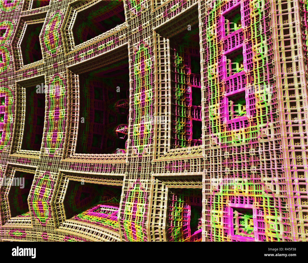 fractals computer graphics Stock Photo - Alamy