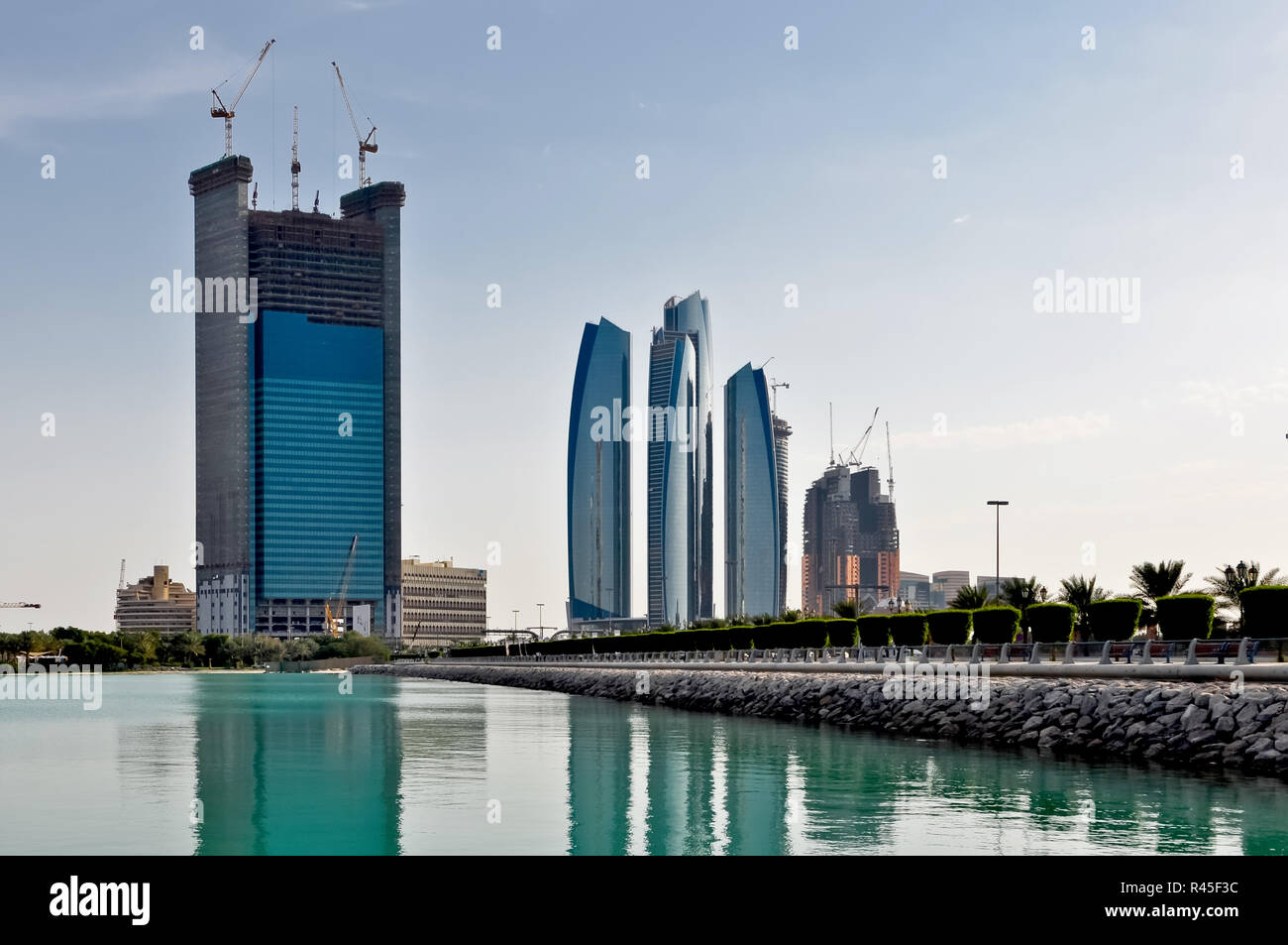 Abu Dhabi the capital of UAE Stock Photo - Alamy